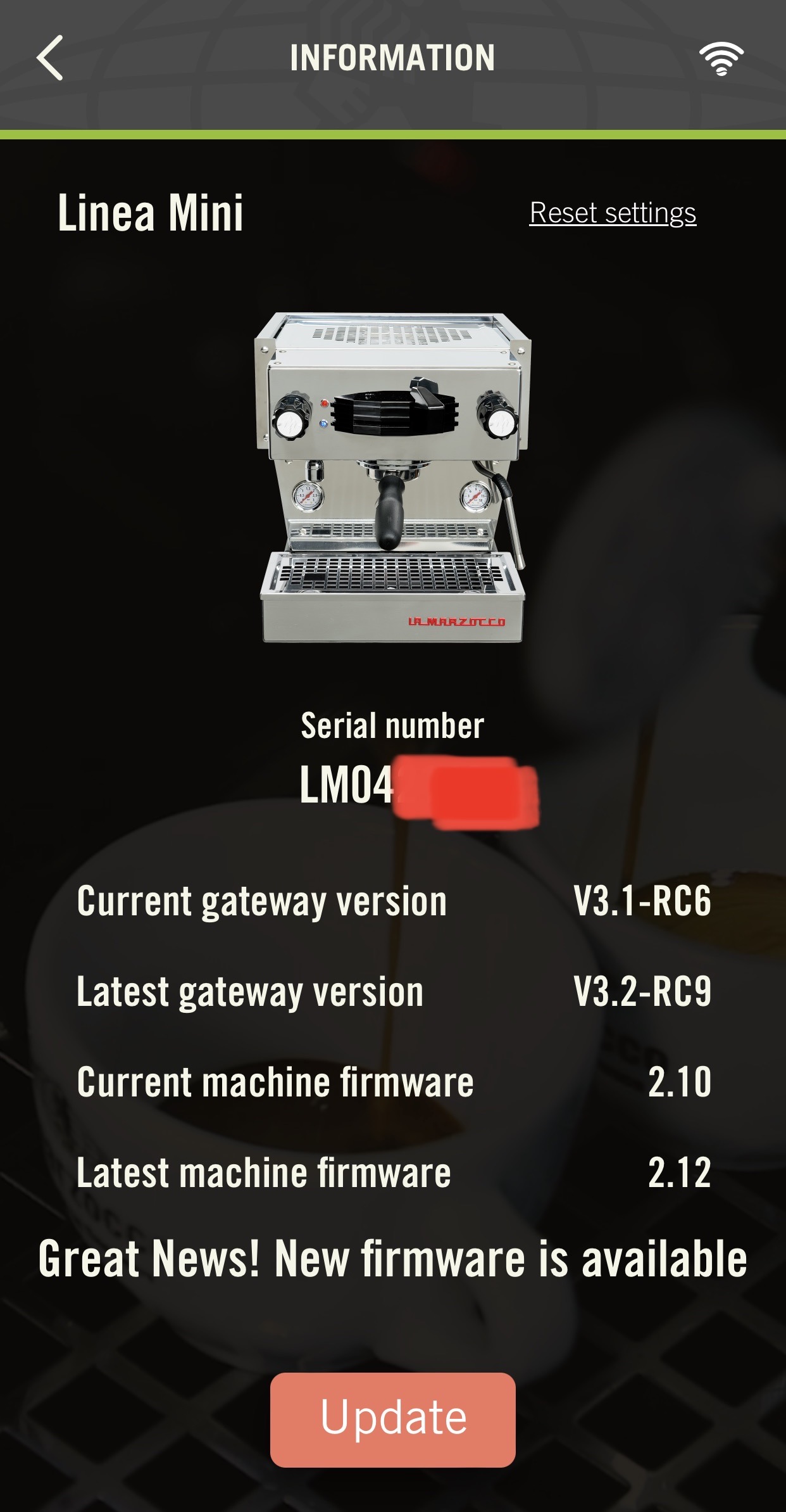 Stopped working since recent LM Linea Mini firmware upgrade · Issue #44 ...