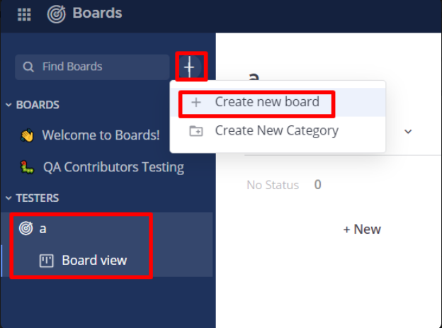 Feature Idea: Create the board in the Category section you are in, not ...