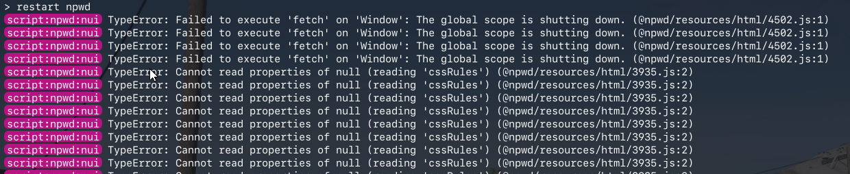 Bug: Failed to Execute Fetch on window · Issue #999 · project-error/npwd · GitHub