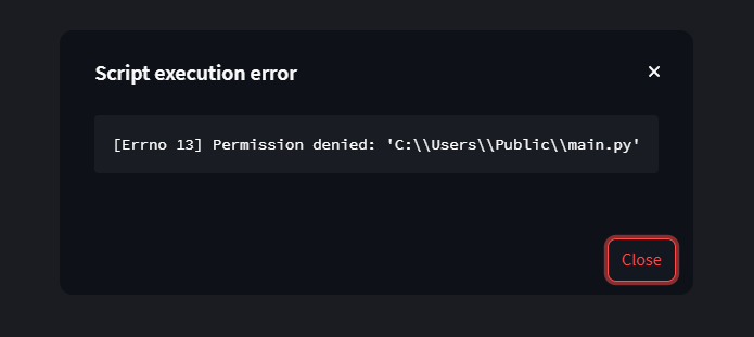 When "streamlit run" file doesn't exit and has no extension, error printout is weird · Issue ...