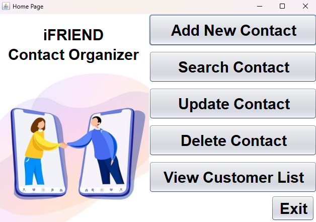 GitHub - Shanb98/iFRIENDS-Contact-Management-GUI