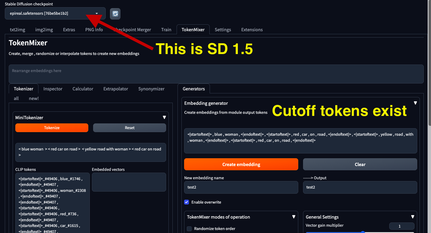[Feature Request]: Set cutoff tokens in prompt at will using the "." symbol and special CLIP ...