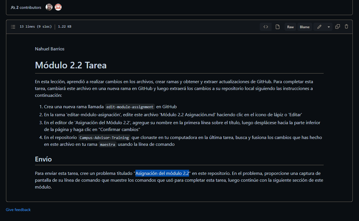 Asignación del módulo 2.2 · Issue #27 · ISPC-TST-EM-2023/fundamentos-de-git-y-github · GitHub