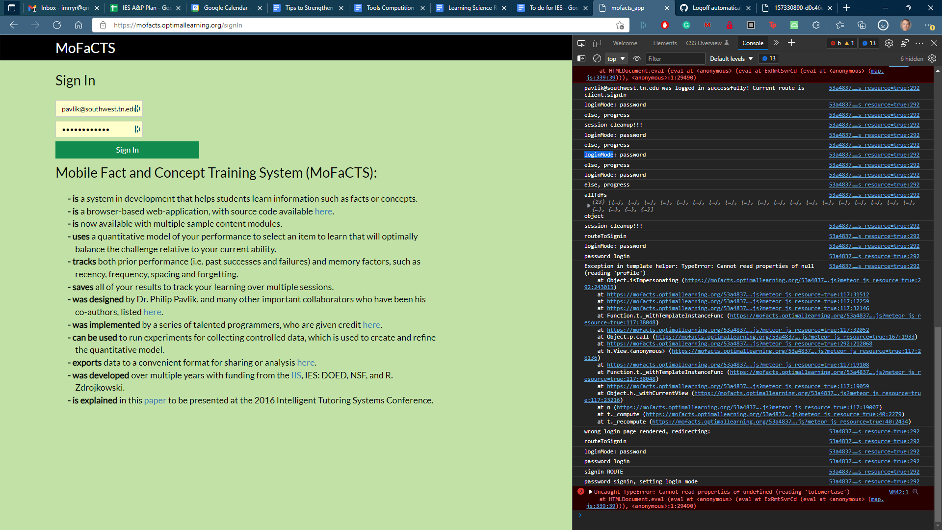 Logoff automatically when tried to use Chapter 6 after finishing with Chapter 5 · Issue #743 ...
