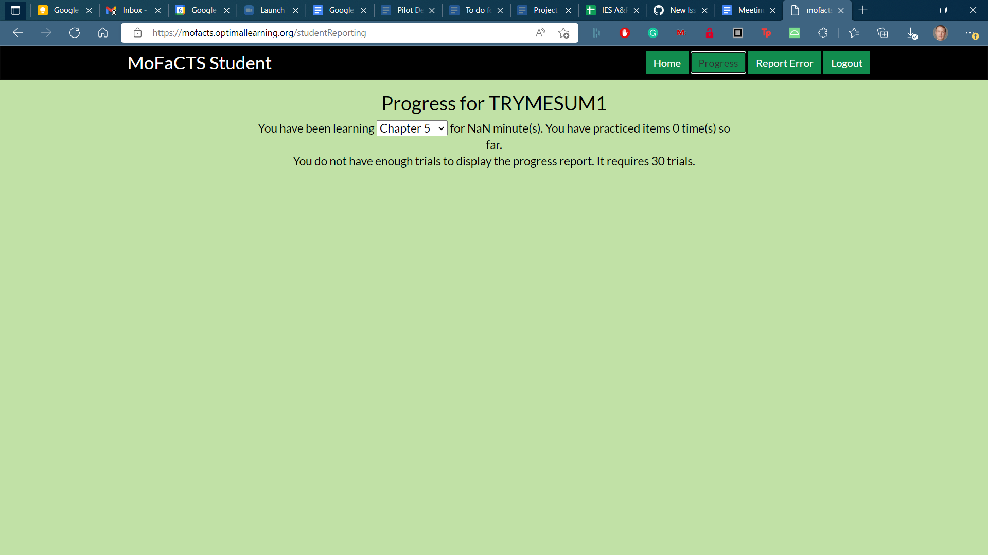 Database doesn't load on start · Issue #819 · memphis-iis/mofacts · GitHub