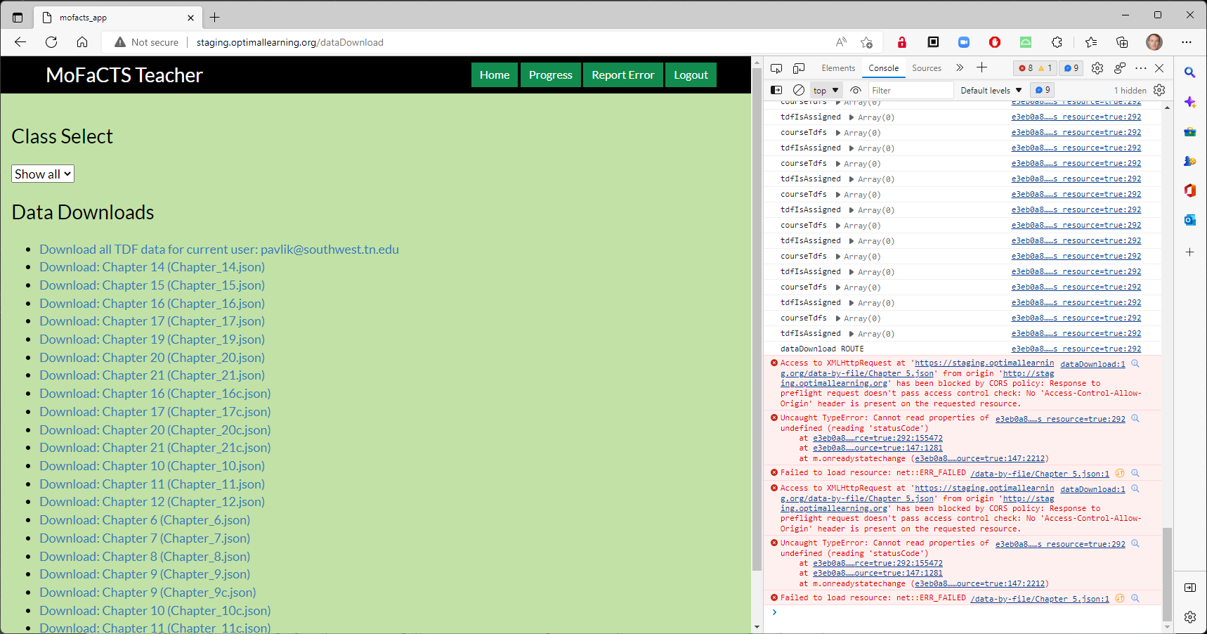 Cant Download Data As Teacher · Issue 908 · Memphis Iismofacts Ies · Github