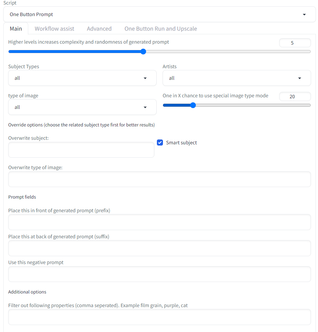 GitHub - AIrjen/OneButtonPrompt: One Button Prompt