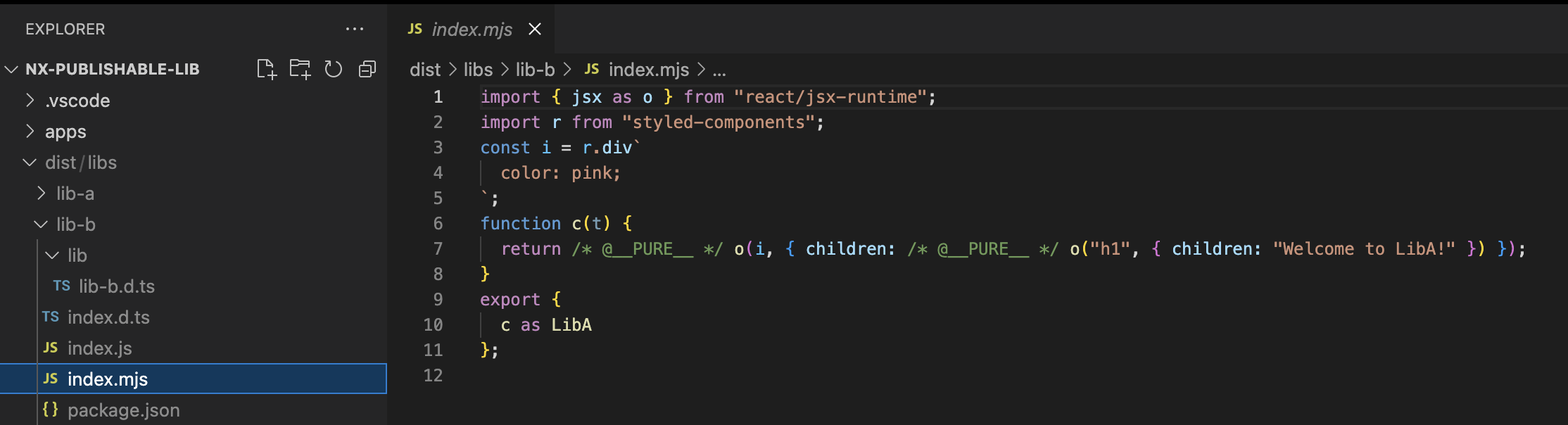Incorrect Types For Publishable Lib While Importing Other Buildable Libs · Issue 16189 · Nrwl