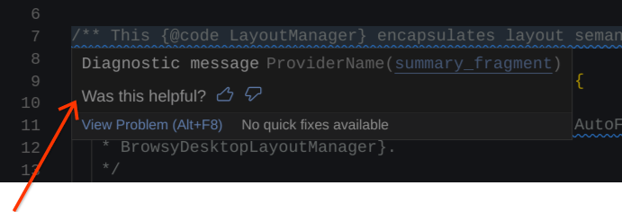 Gathering feedback from Diagnostics · Issue #174355 · microsoft/vscode · GitHub