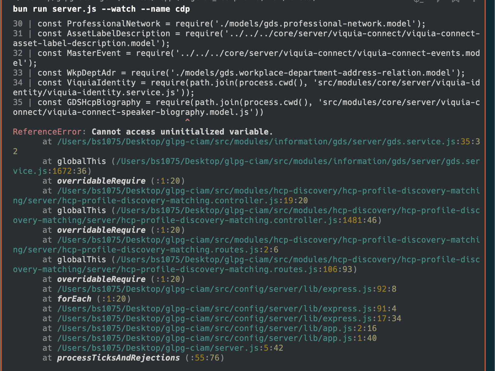 "ReferenceError: Cannot access uninitialized variable." though it'a Import · Issue #6335 · oven ...