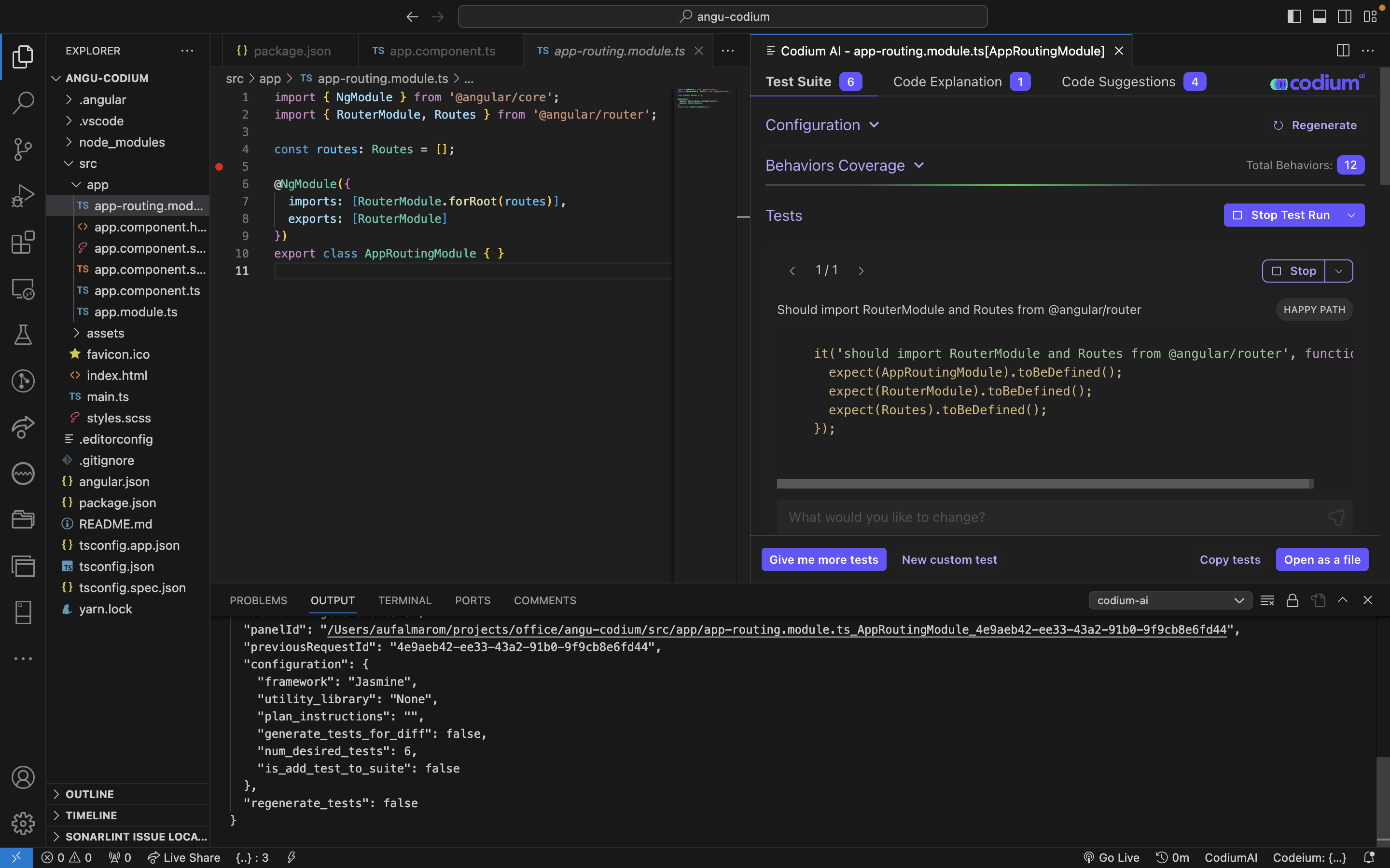 run test angular ts loading without stop failed or success · Issue #108 ...