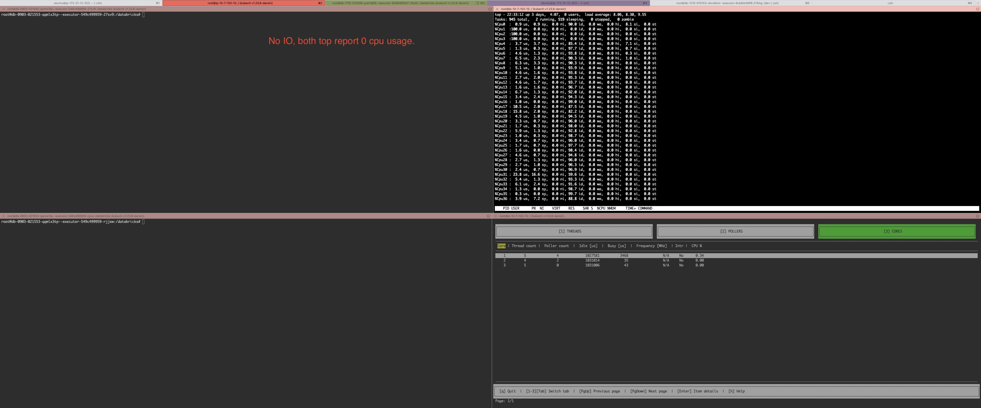 [spdk_top] thread and poller run are always shown as busy although there is no IO. · Issue #2827 ...