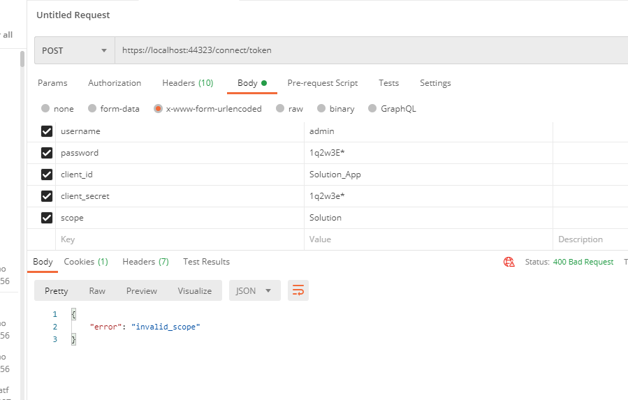 /connect/token return "invalid_scope" · Issue #6476 · abpframework/abp · GitHub
