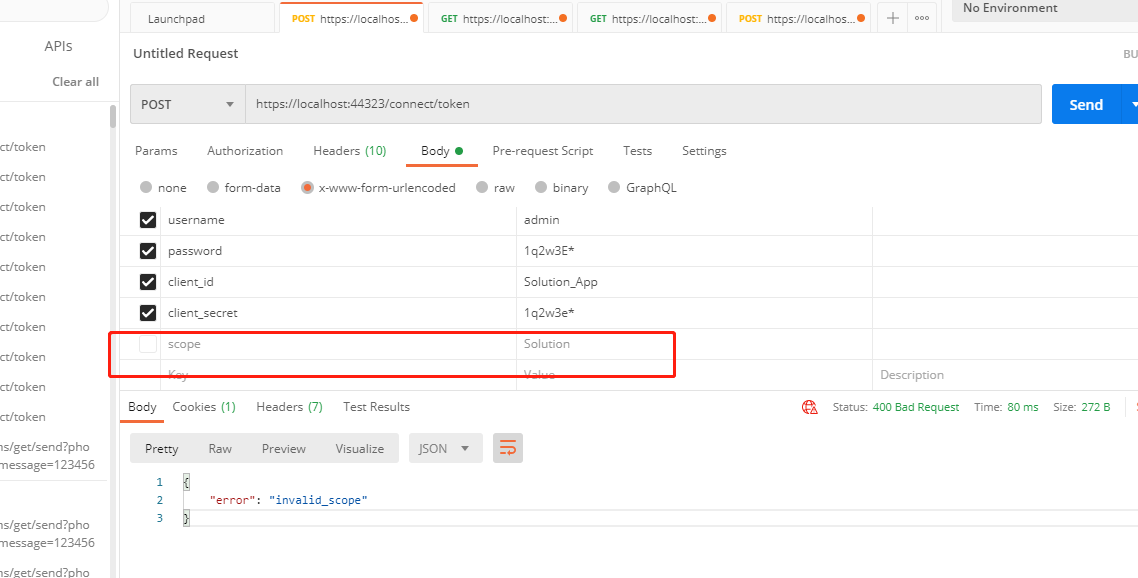 /connect/token return "invalid_scope" · Issue #6476 · abpframework/abp · GitHub