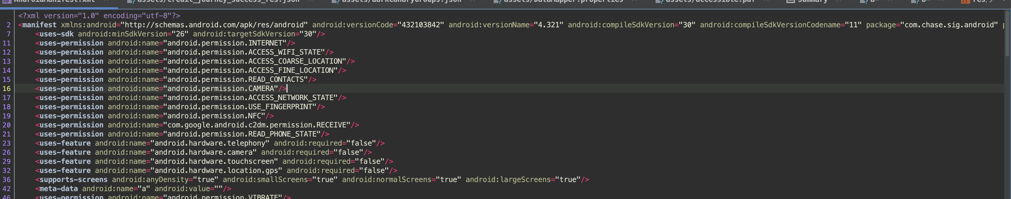 [BUG] AndroidManifest.xml mangles and removes attribute names when decoding apk · Issue #2990 ...