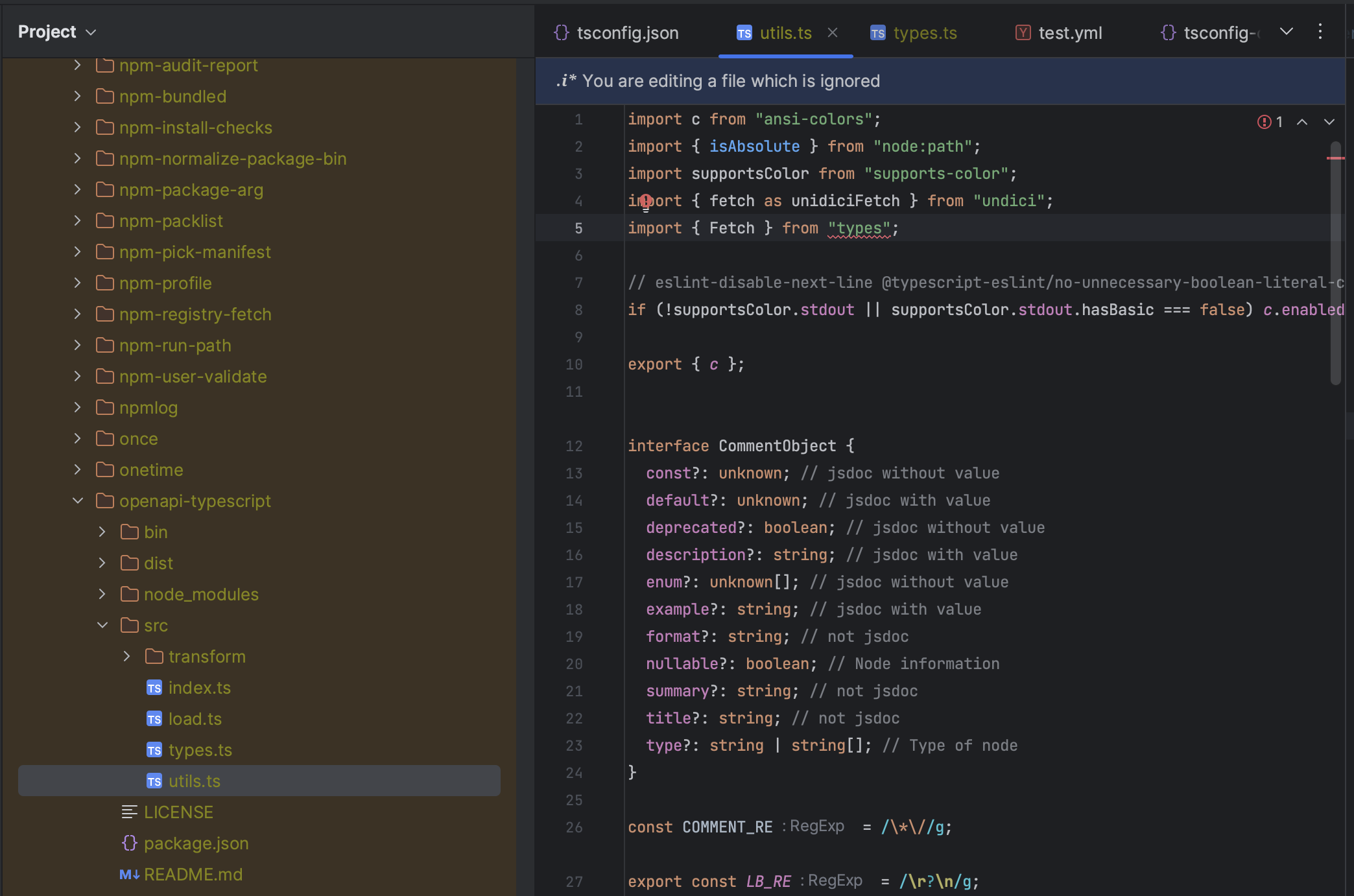Type error in utils.ts due to missing tsconfig in production build · Issue #1058 · openapi-ts ...