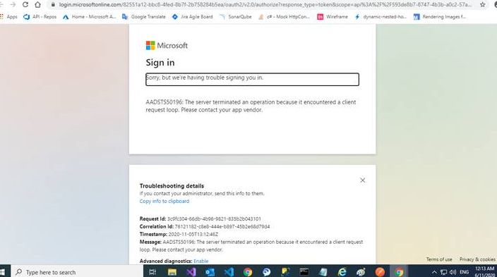 Unsafe JavaScript attempt to initiate navigation for frame with origin 'https://xxx.xxx.net.au ...