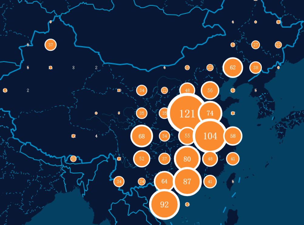 地图可以做到数据聚合效果吗 · Issue #6182 · apache/echarts · GitHub