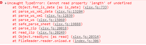 XLSX.read() error · Issue #1455 · SheetJS/sheetjs · GitHub
