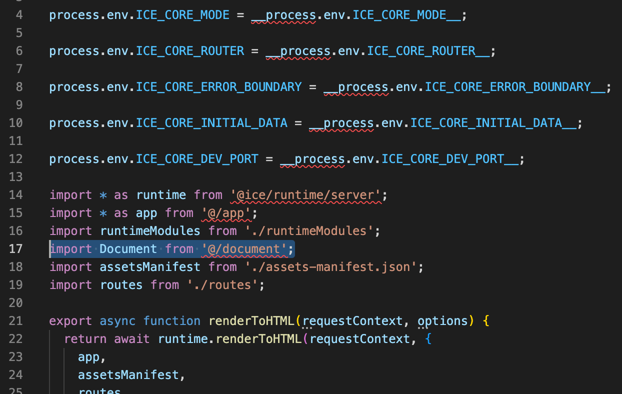 Server 端的环境变量使用先于注册 · Issue #292 · ice-lab/ice-next · GitHub