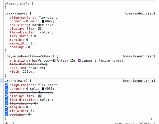 嵌套路由下 rax-view 引起样式覆盖 · Issue #5686 · alibaba/ice · GitHub