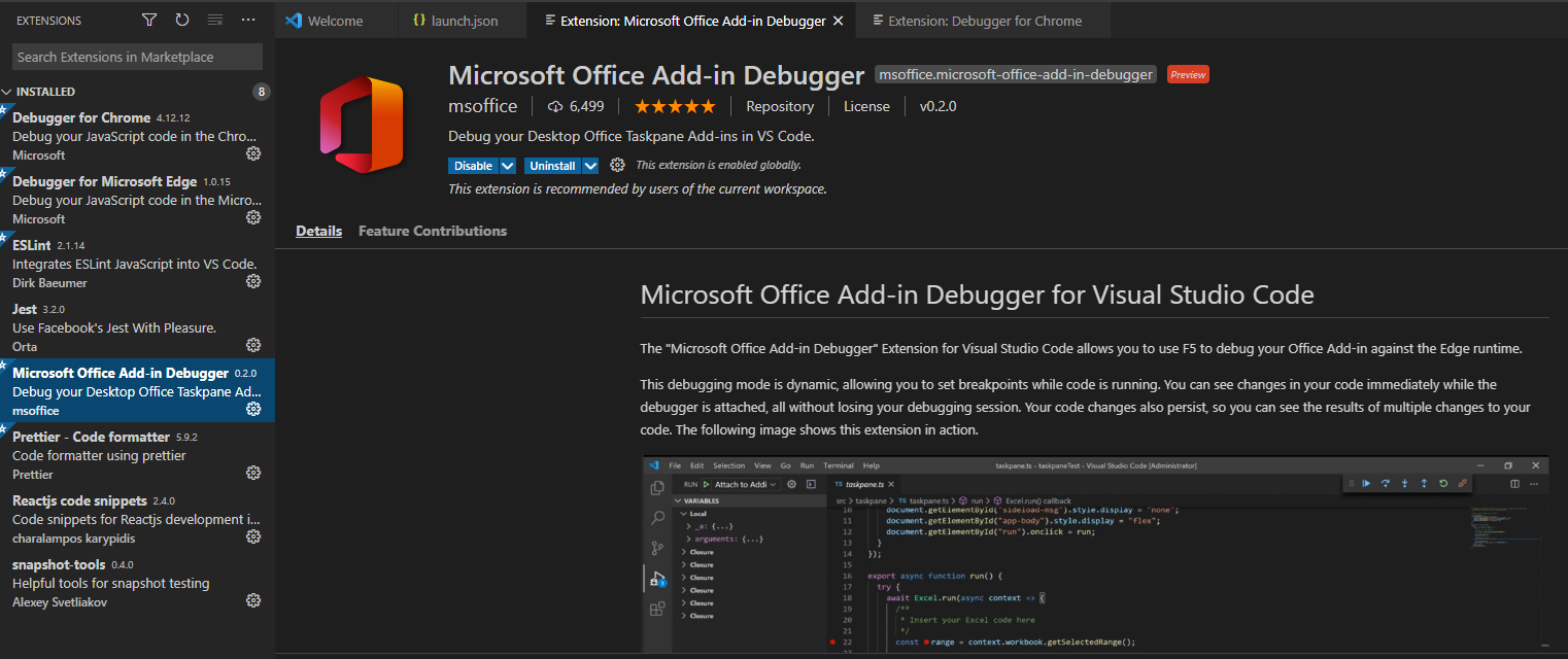 Debugging Not Working And Getting Stuck When Trying To Attach To Excel Desktop · Issue 2527