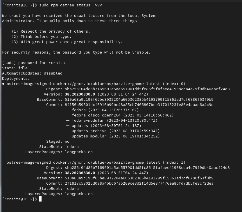 [GNOME] Unable to rollback after rebasing to Bazzite · Issue #237 · ublue-os/bazzite · GitHub