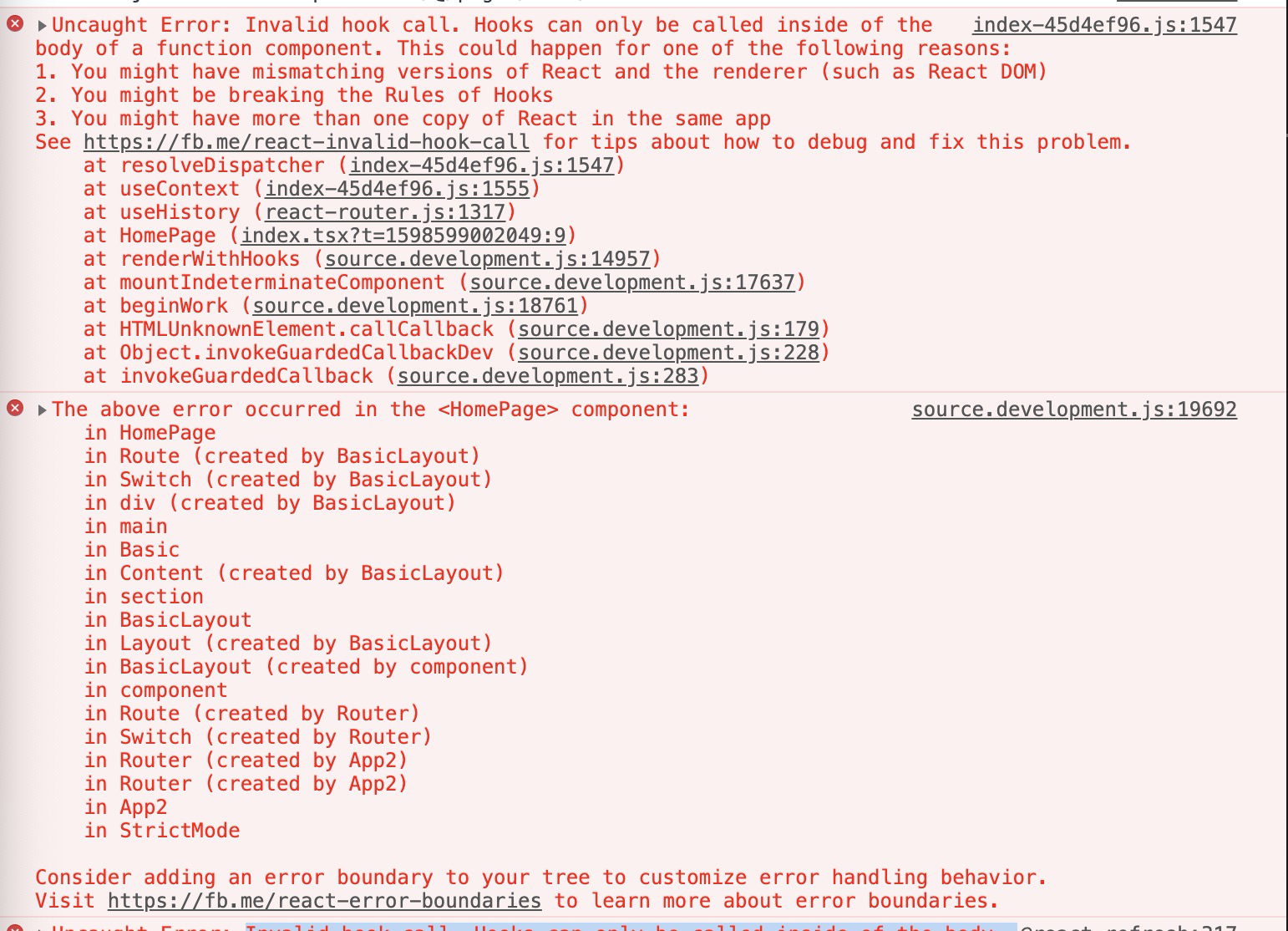 react-router useHistory报错 · Issue #756 · vitejs/vite · GitHub