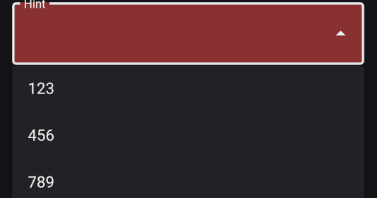 [Exposed Dropdown Menu] Outline style displays surface color background when set editable=false ...