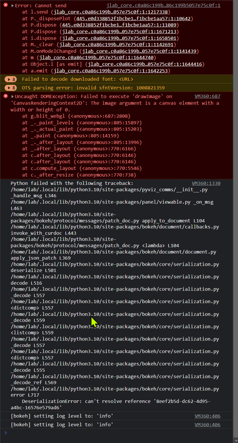 Panel 102 Interact Issue · Issue 4905 · Holovizpanel · Github
