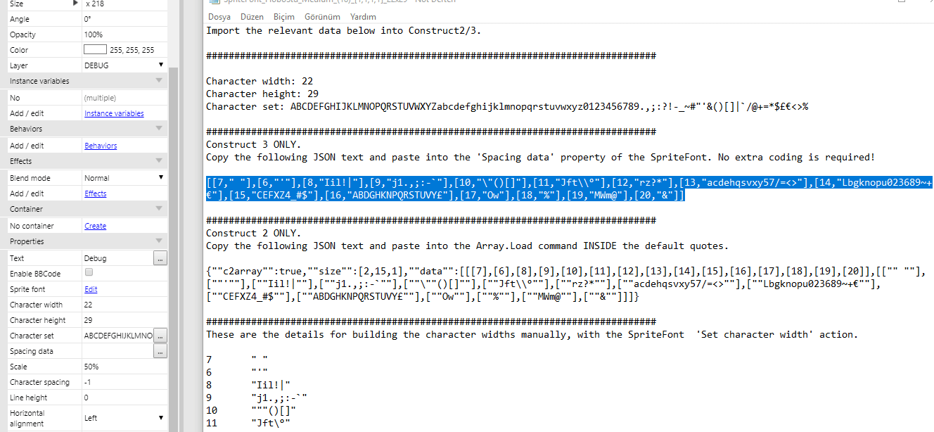 Spritefont Spacing Data Issue - r125 · Issue #2337 · Scirra/Construct-bugs · GitHub