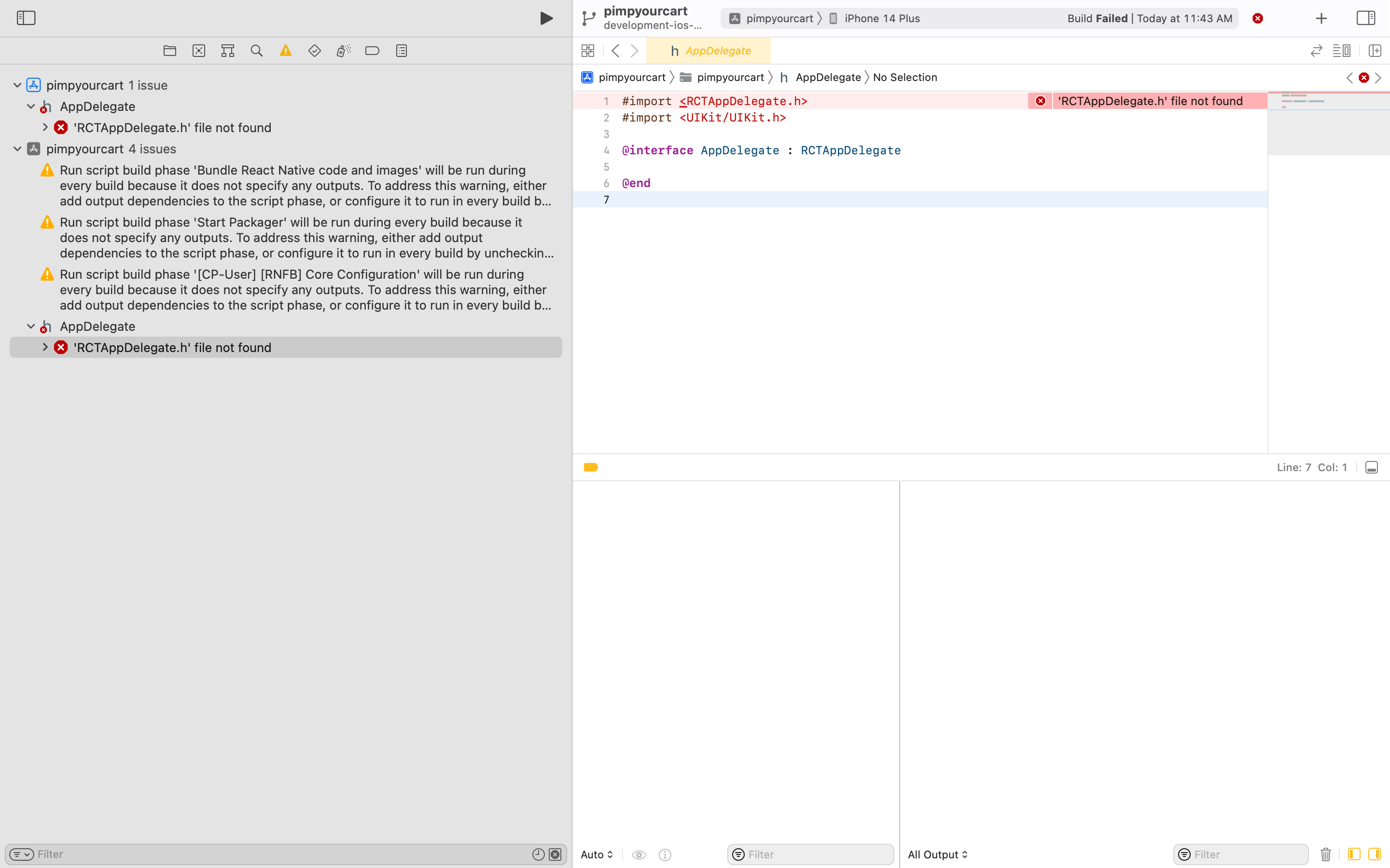 'RCTAppDelegate.h' file not found · Issue #38137 · facebook/react-native · GitHub