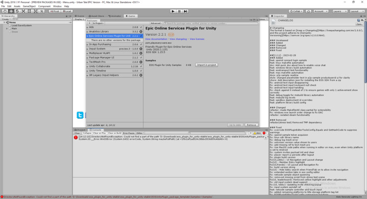Importing EOS to older Unity version · Issue #251 · EOS-Contrib/eos_plugin_for_unity · GitHub