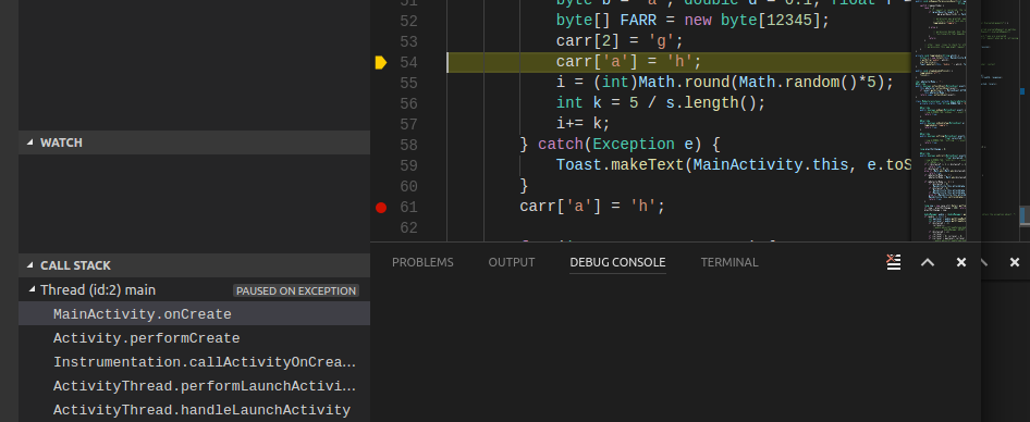 Exception Ui Not Showing In Debug Adaptor · Issue 28964 · Microsoftvscode · Github