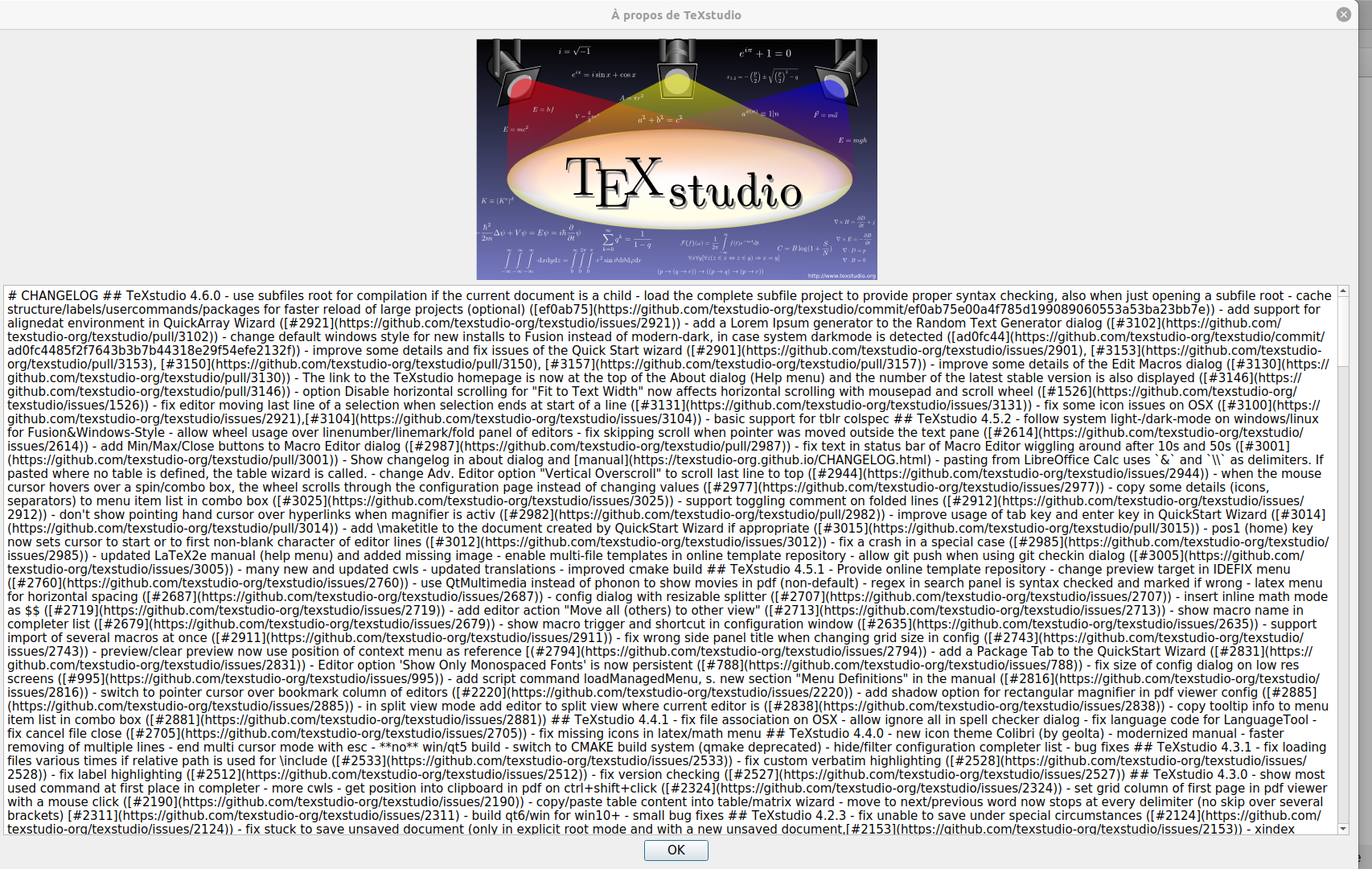 CHangeLog windows log · Issue #3200 · texstudio-org/texstudio · GitHub