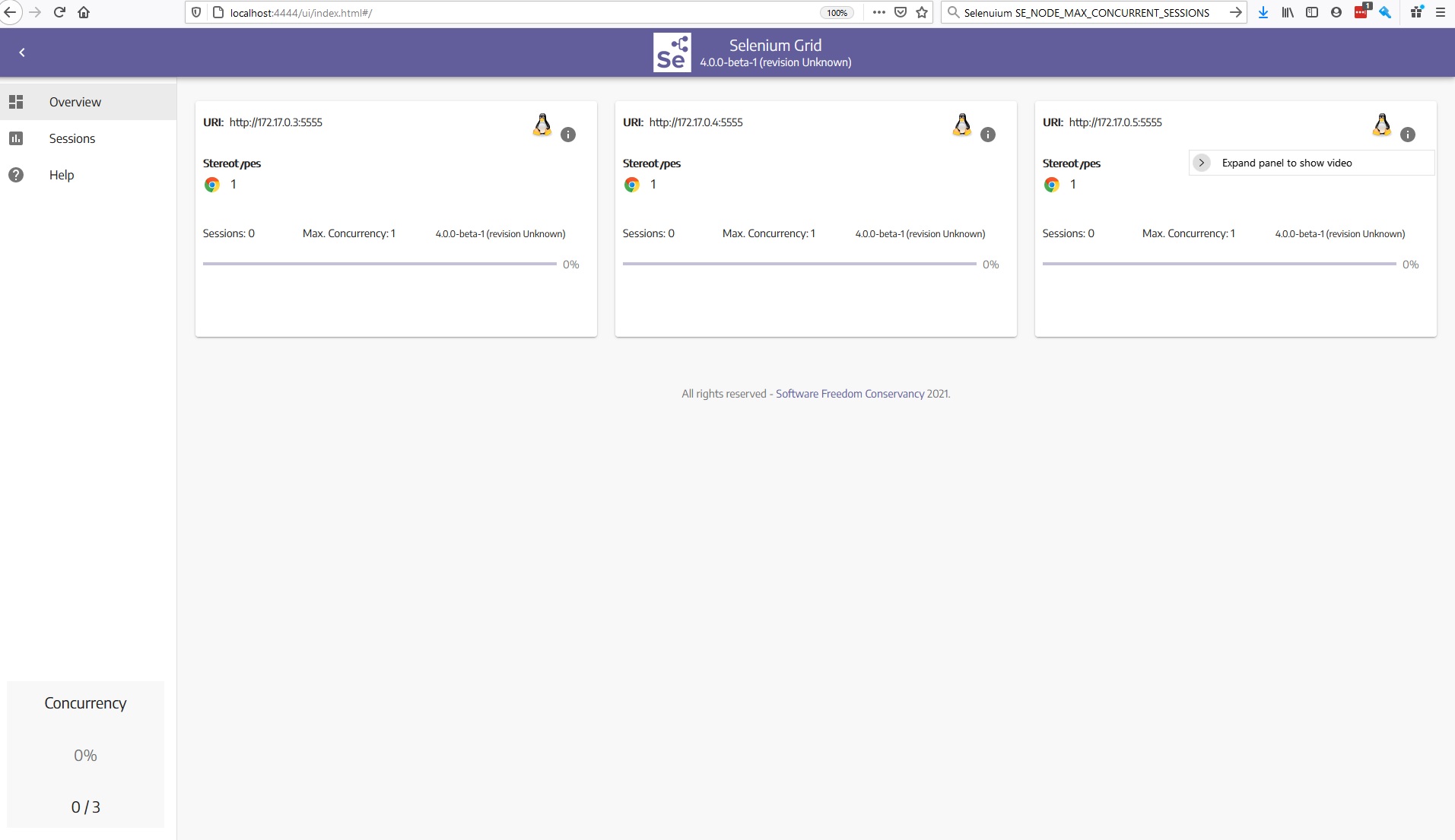 Max Concurrency Not Being Applied · Issue #1223 · SeleniumHQ/docker-selenium · GitHub