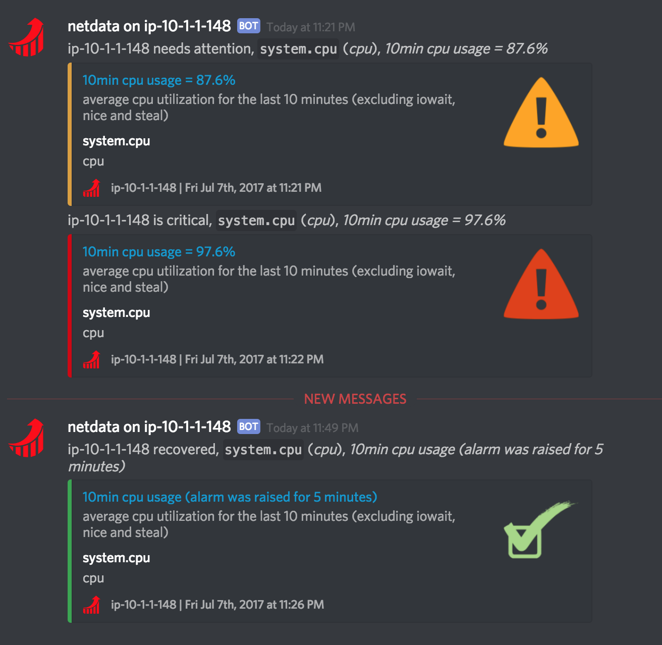 Alarm back to normal notification · Issue #2434 · netdata/netdata · GitHub