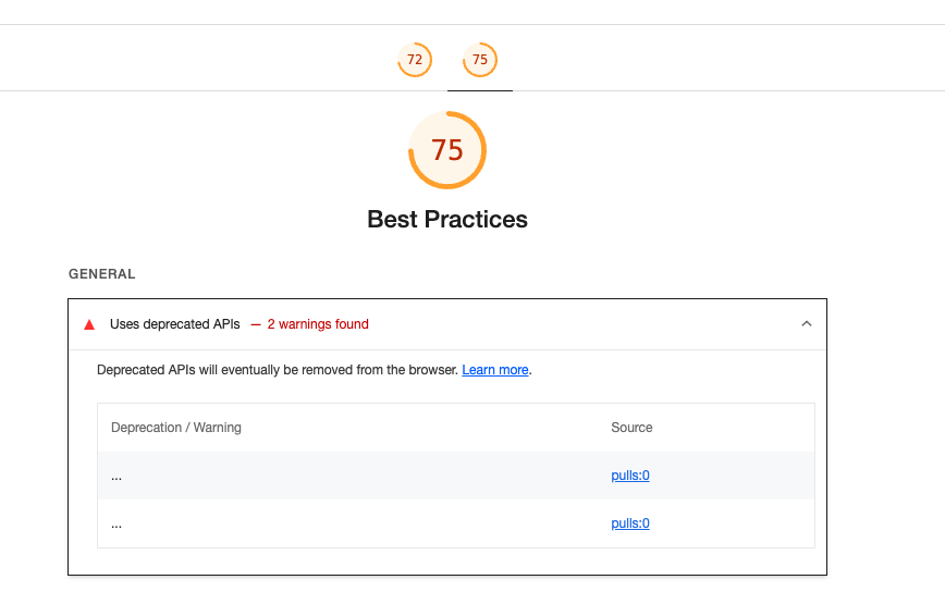Lighthouse not rendering details for Expect-CT deprecated APIs · Issue #14467 · GoogleChrome ...
