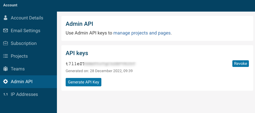 Getting started with the API/CLI | DebugBear