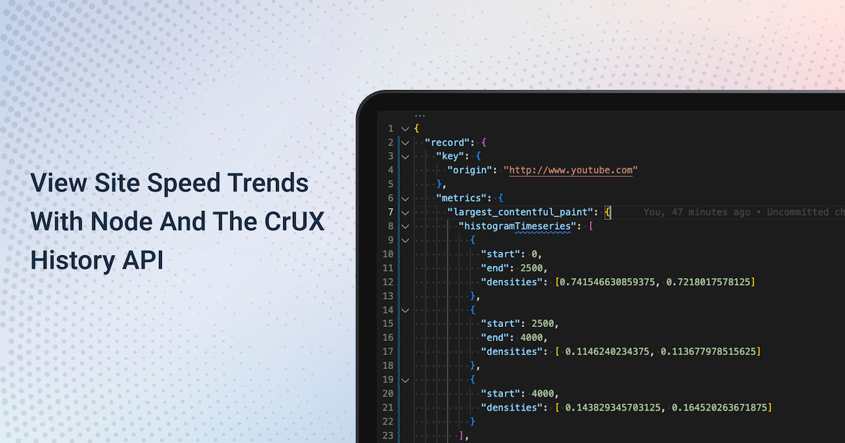 View Site Speed Trends With Node And The CrUX History API | DebugBear