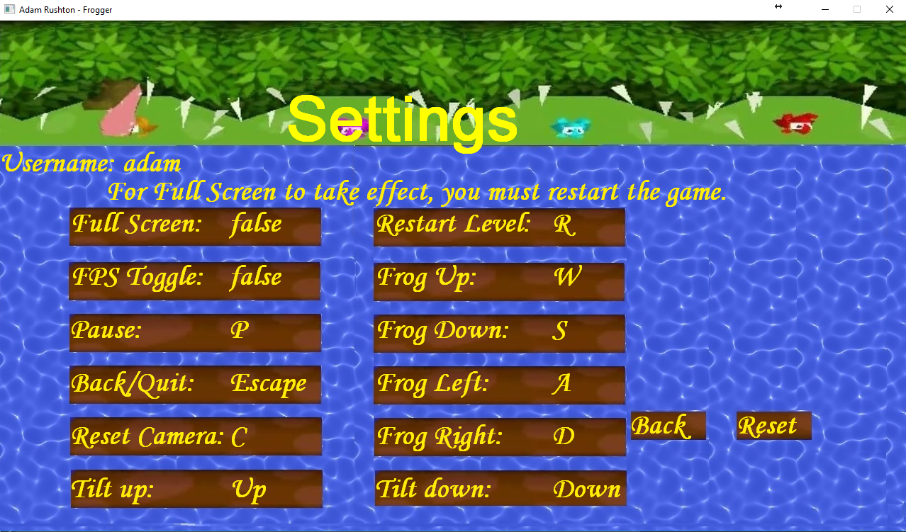 GitHub - adamrushton/Frogger-Game: C++ using TL Engine
