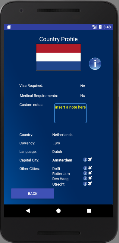 GitHub - adamrushton/TravelGuide: Java, XML using Android Studio