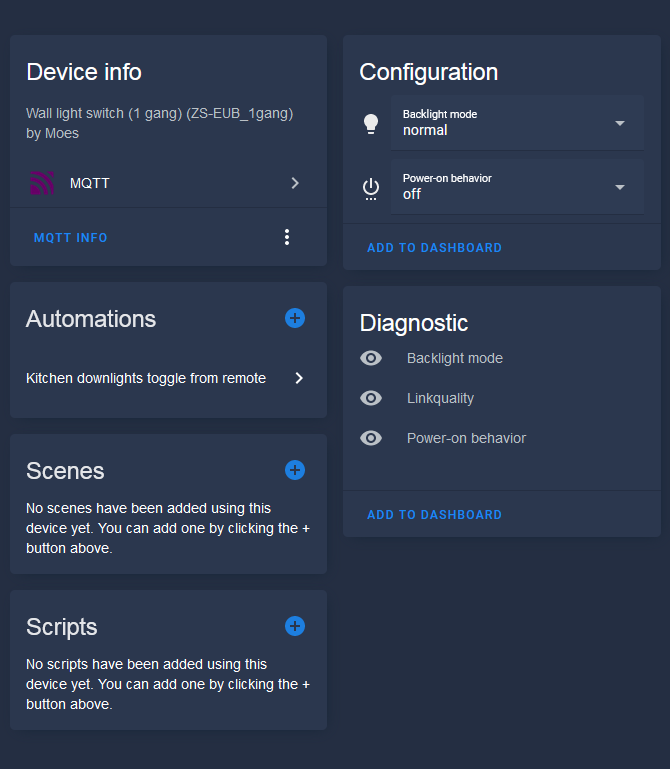 Wall light switch TS0011 _TZ3000_hhiodade lost on/off entity in HA after update to most recent ...