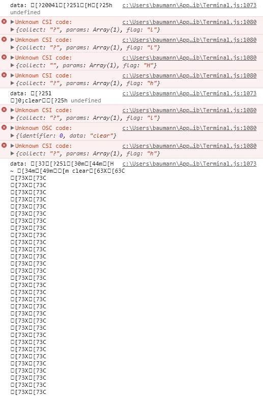 conpty terminal: `clear` doesn't always manage to clear the screen in a ...