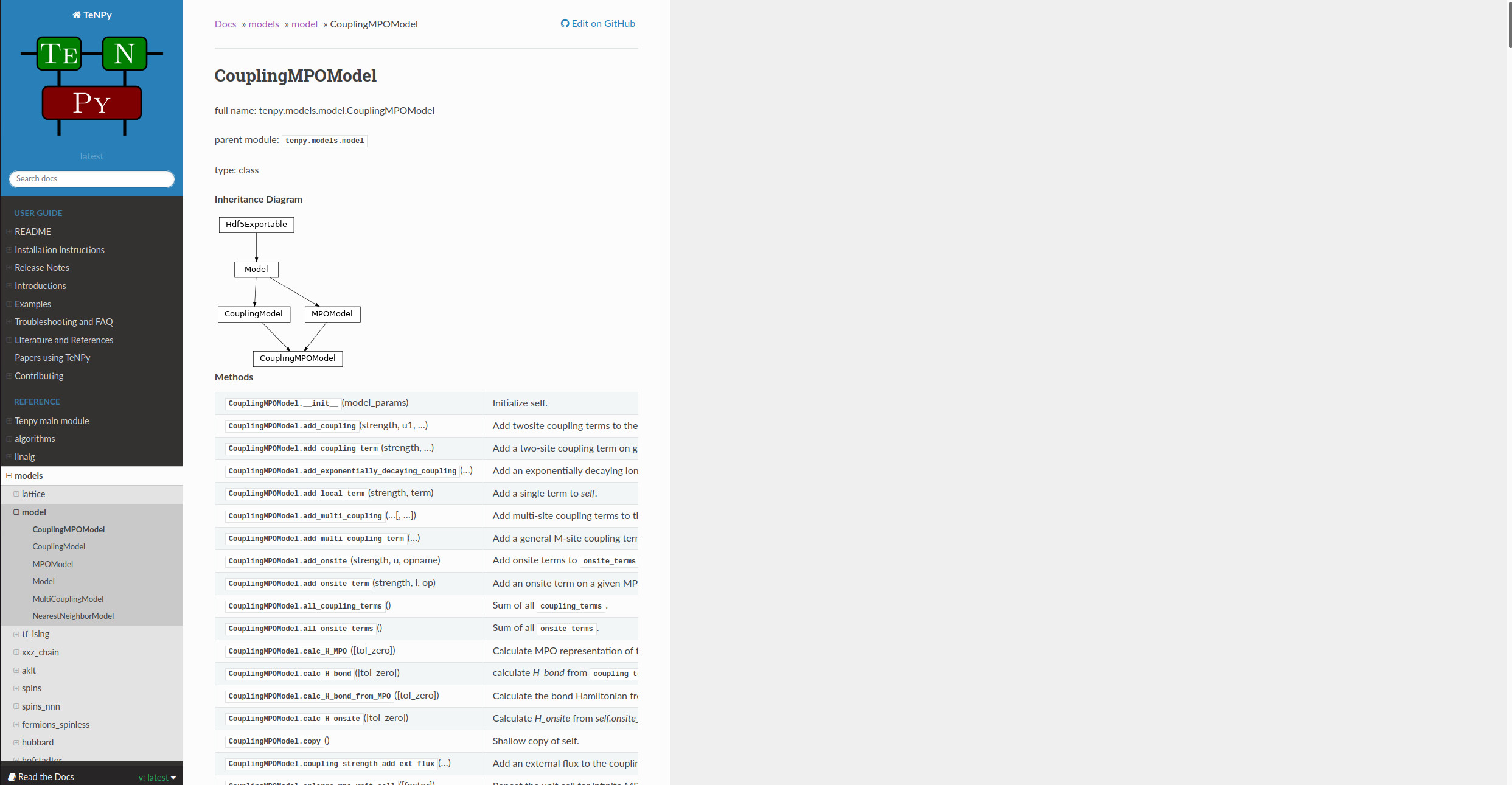 Request full width for tenpy docs · Issue #140 · tenpy/tenpy · GitHub