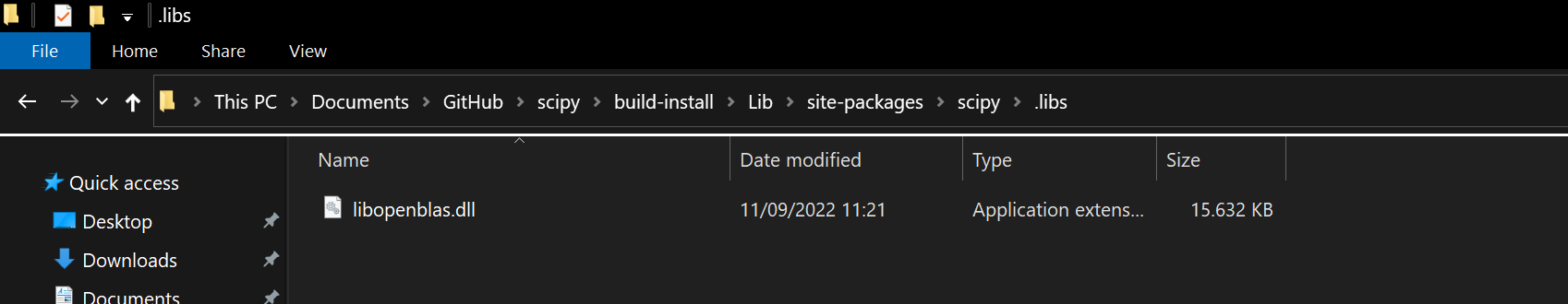 Bug Windows Built Scipy Cant Import Fblas Via Pip Install · Issue 16917 · Scipyscipy · Github