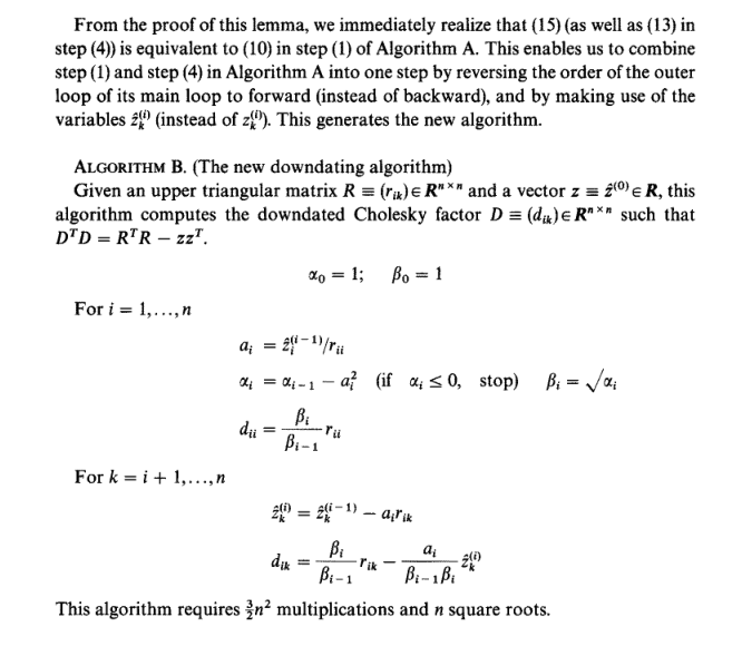 cholesky update/downdate? · Issue #8188 · scipy/scipy · GitHub