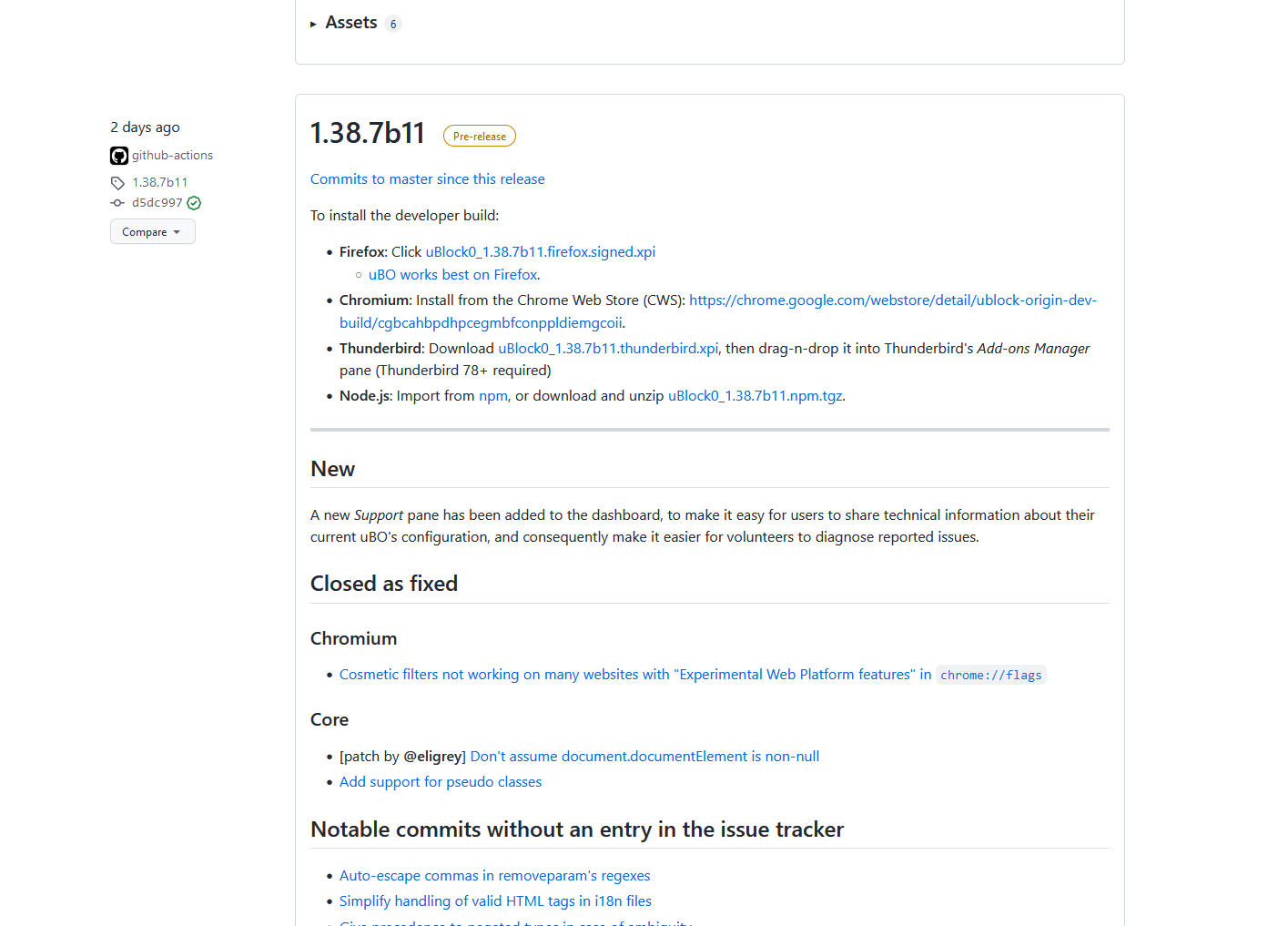 github.com - Release date is not displayed · Issue #91109 · webcompat ...