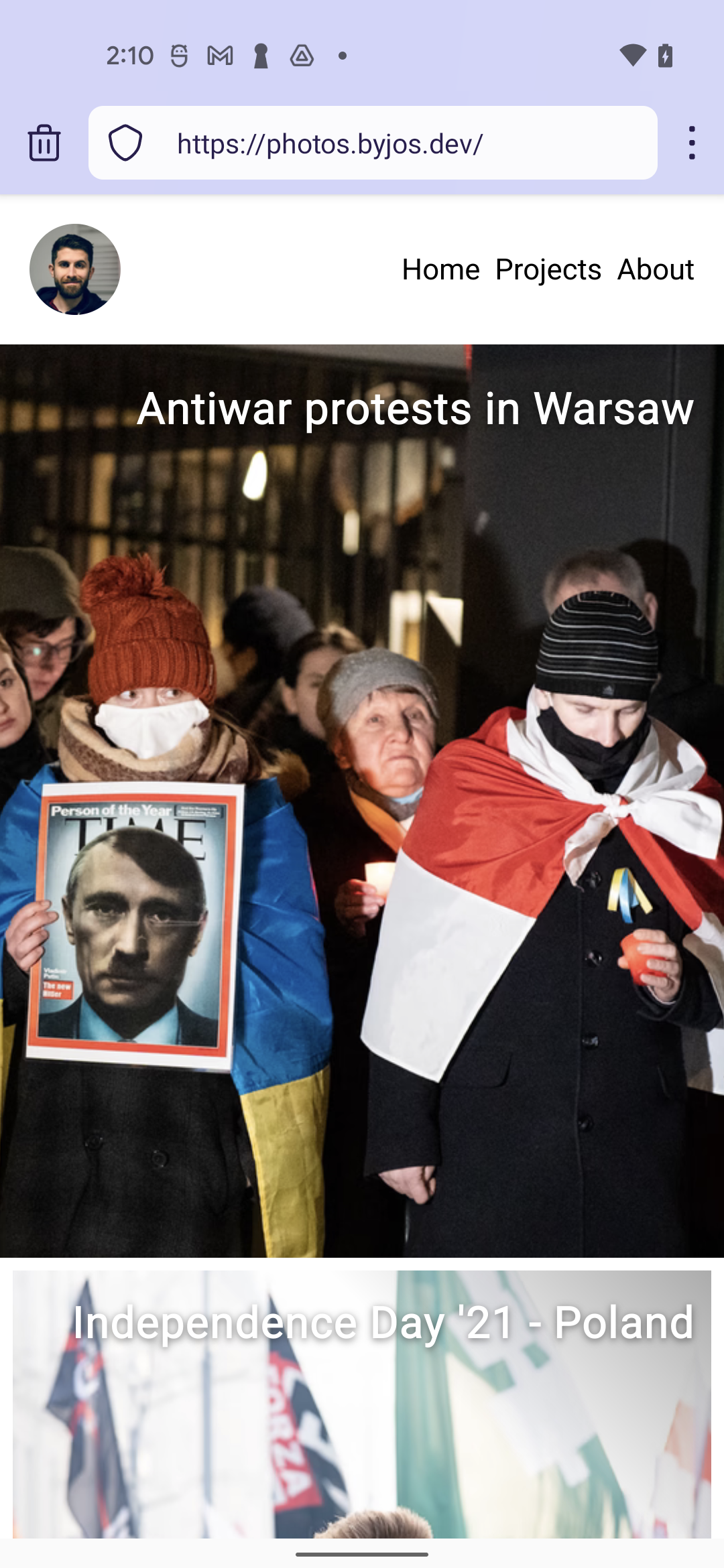 photos.byjos.dev - design is broken · Issue #100630 · webcompat/web ...