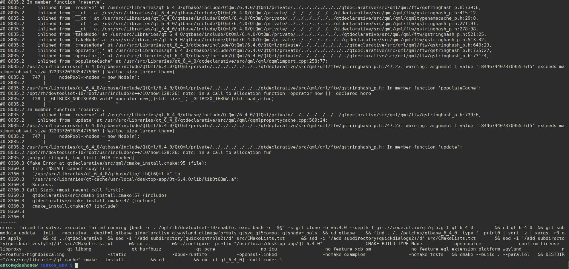 [Question] Docker build last version failed · Issue #25300 · telegramdesktop/tdesktop · GitHub